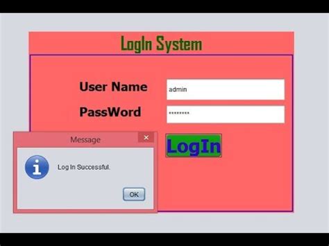 Simple Login Form In Java Netbeans Sakimc