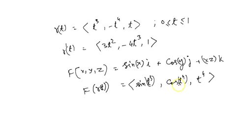 SOLVED Evaluate the line integral âˆF Â dr where F x y z âˆš4x