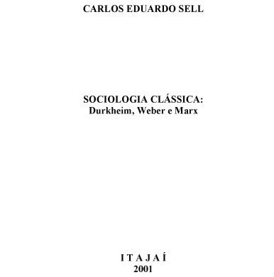 خرید و قیمت دانلود کتاب Sociologia clássica Durkheim Weber e Marx ترب