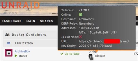 tailscale only working in some docker containers no tailscaled after container startup