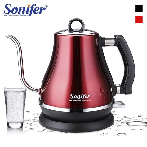 Sonifer 12l 구즈넥 전기 주전자 차 커피 보온 냄비 가전 주방 스마트 빠른 가열 끓는 220v 티몬