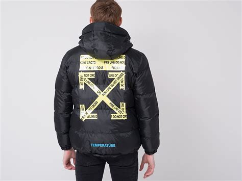 Куртка зимняя OFF-WHITE цвет Черный цвет Черный