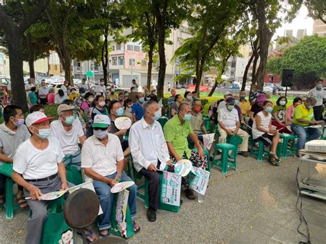 吳銘賜挺弱勢茶餅會 支持者打氣 中華日報 Line Today