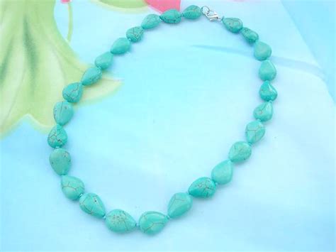 Turquoise Jewelry Genuine Necklace003