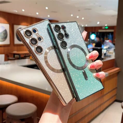 Glitter Magsafe Samsung Galaxy Phone Case Hoho Cases