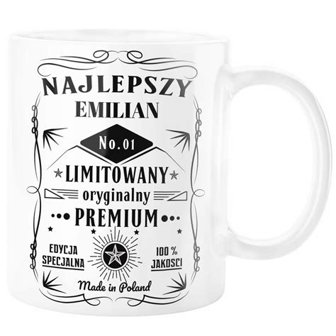 Kubek Najlepszy Emilian Limitowany Oryginalny Premium Inna Marka