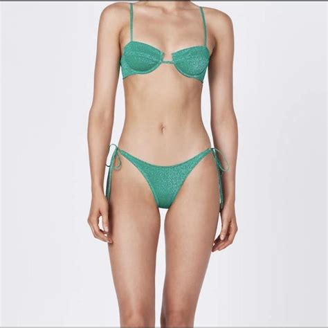 Triangl Bikini Mala Jaded Sparkle Depop