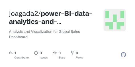 Github Joagada Power Bi Data Analytics And Visualization Analysis And Visualization For