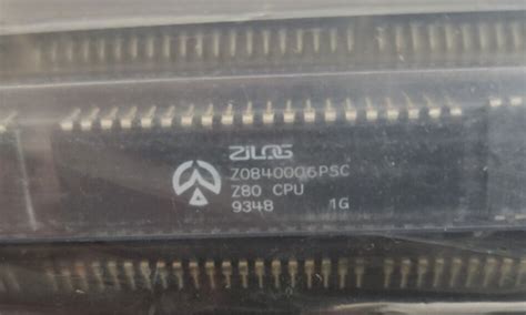 1 Pc Z0840006psc Zilog Ic Nmos Cpu 6 0 Mhz 40 Pin Ebay