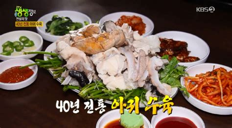 생생정보 부산 아귀수육 40년 전통 맛집 김해식당의 비결 맛집 위치는 부산의 대표 정론지 국제신문