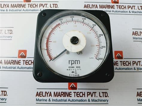 Kyowa Keiki 0 1000 Rpm Techometer Aeliya Marine