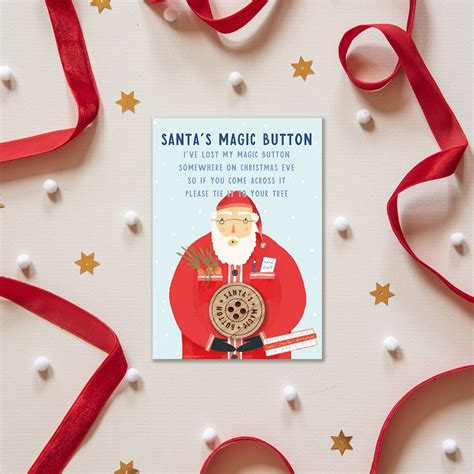 Santas Lost Button Or Santas Lost Button For Christmas Eve Box Santa