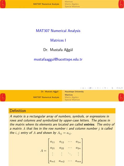2nd Matrices I Pdf Matrix Mathematics Mathematical Relations