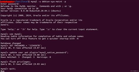 Ubuntu Mysql修改密码时遇到的问题ubuntu Mysql 更改密码无效 Csdn博客 Ubuntu Mysql修改密码时遇到的问题ubuntu Mysql 更改密码无效 Csdn博客