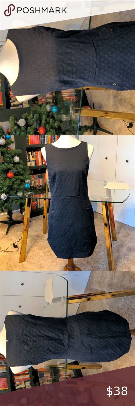 Br Navy Polka Dot Sheath Dress Fitted Dress Sheath Dress Navy Polka