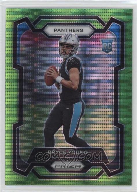 2023 Panini Prizm Base Neon Green Pulsar Prizm 311 Rookies