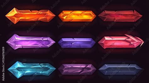 Game Progress Bars Cartoon Vector Process Ui Or Gui Interface Design