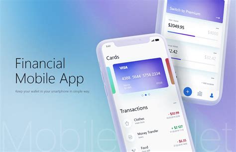 finance mobile app on behance
