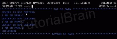 Cobol Perform Statement Types With Examples — Tutorialbrain