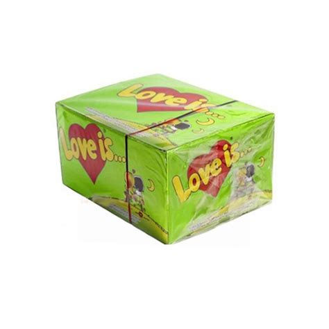 Жвачка «Love is – Яблоко-лимон» - купить в интернет-магазине Candy Master
