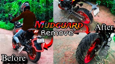 Ktm Duke 200 Remove Mudguard 😍 Super Bike Looks 😯 How To Remove