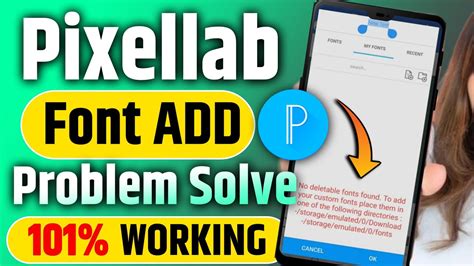 Pixellab Font Add Problem 2023🤩 Pixellab Me Font Kaise Add Kare How To