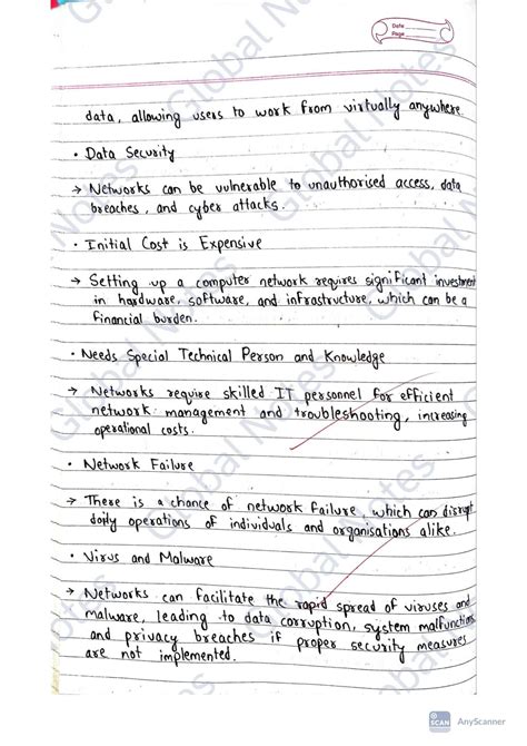 Data Communication And Networking Global Notes