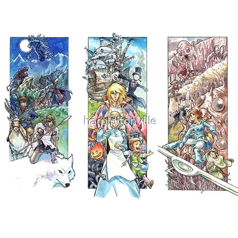 Studio Ghibli Metal Prints Redbubble