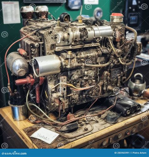 Automobile Engine Internal Combustion Engine Generative Ai Stock