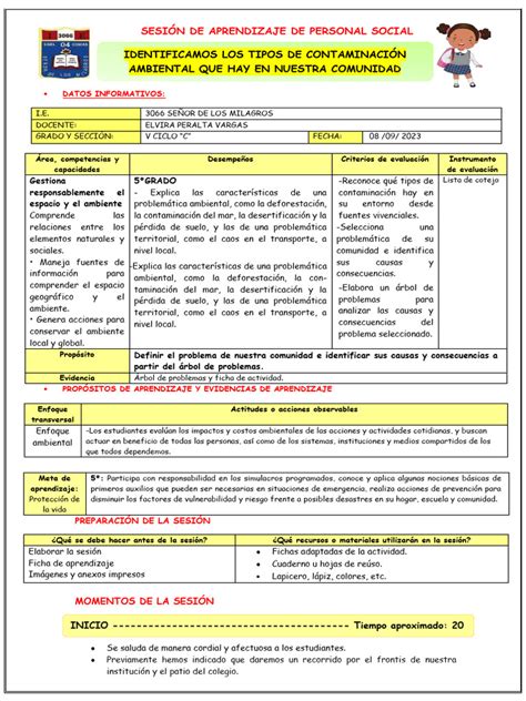 Ses Juev Ps Identificamos Los Tipos De Contaminación Ambiental Que
