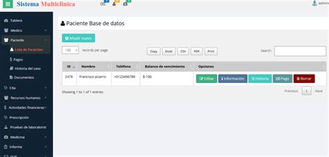 Sistema De Gestion Hospitalaria Php Y Mysql Ventas Programacion