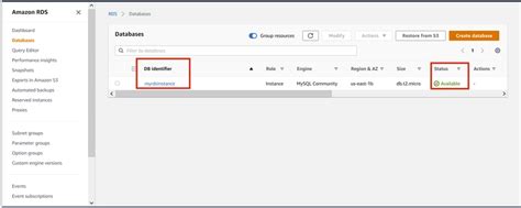 Create Rds Database Snapshots Dev Community