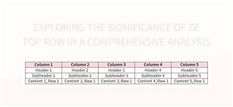Free Ze A Row Templates For Google Sheets And Microsoft Excel Slidesdocs