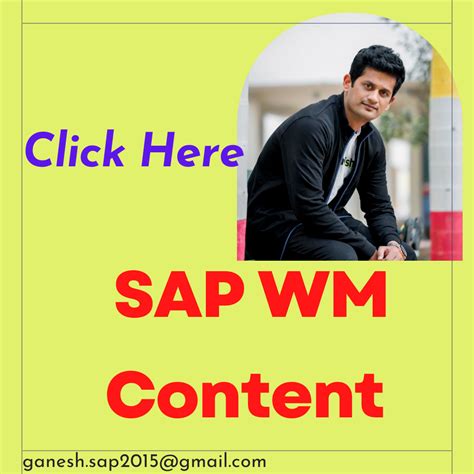 Vendor Return Process With Sap Wm Ganesh Sap Scm