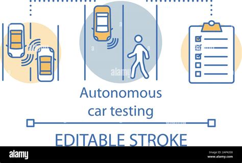 Autonomous Car Test Stock Vector Images Alamy