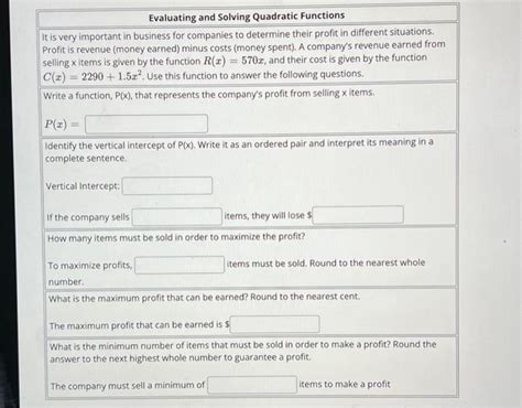 solved evaluating and solving quadratic functions it is very