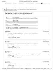 Review Test Submission Module 1 Quiz Summer 2018 Pdf 5 17 2018
