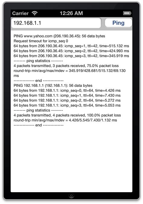GitHub Xjdrew IFreePing A Full Featured Ios Ping Library IGPing And