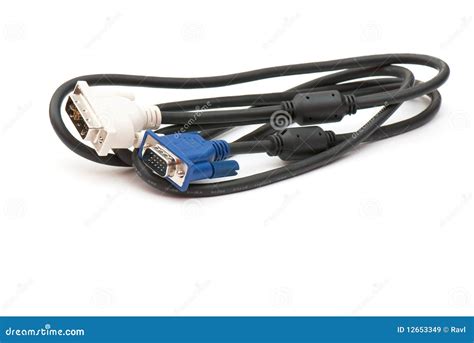 Cable With Plug Stock Image Image Of Hardware Digital
