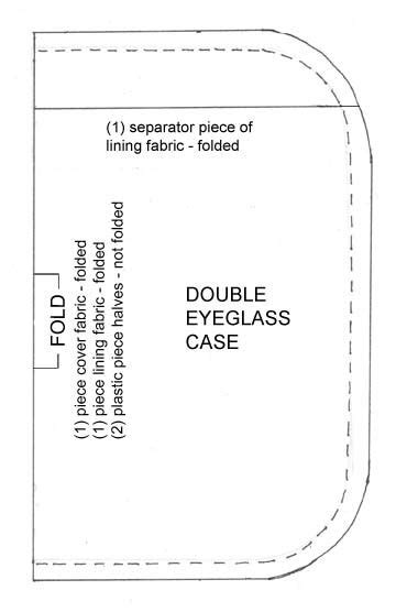 Eyeglass Case Pattern Free Sewing Leeonaimran