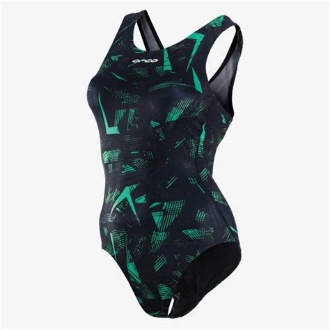 Orca One Piece Women Swimsuit Push Up Swimwear Criss Cross Back One