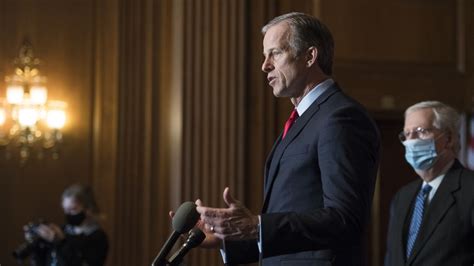 Gop Sen Thune Accuses Trump Allies Of Cancel Culture After