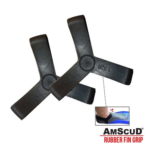 Amscud Fin Grip Rubber 2 Pcs Lautanmas