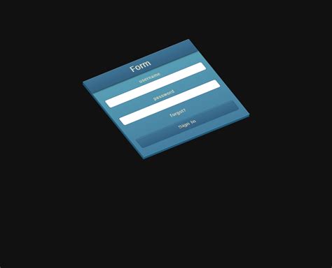 css3表单代码3d效果css3表单特效 墨鱼部落格