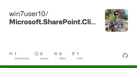 GitHub Win7user10 Microsoft SharePoint Client NetStandard