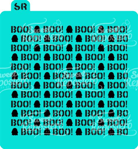 Stencil Boo Sweet Repostero