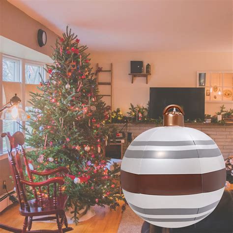Christmas Giant Inflatable Decorated Ball Extra Large Outdoor