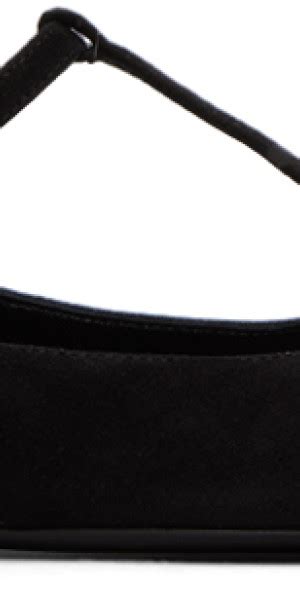 The Row Black Cyd Ballerina Flats
