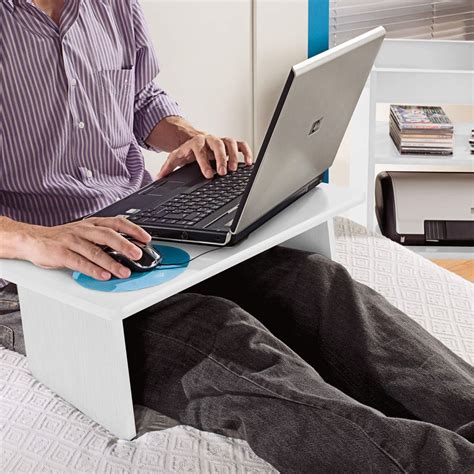 Loja C Moveis E Decoração Mesa P Notebook C Tampo Portatil Cor Branco