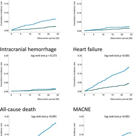 Kaplan Meier Curves For Strokesee All Bleeding Major Bleeding Download Scientific Diagram